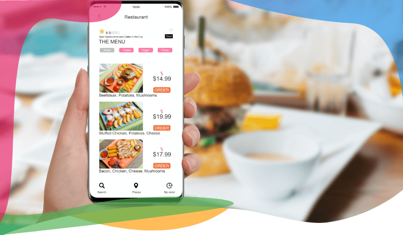 Restaurant online ordering system with mobile apps